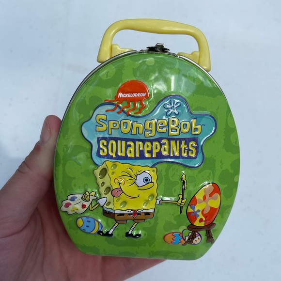 Nickelodeon | Holiday | Spongebob Squarepants Easter Egg Tin Container ...